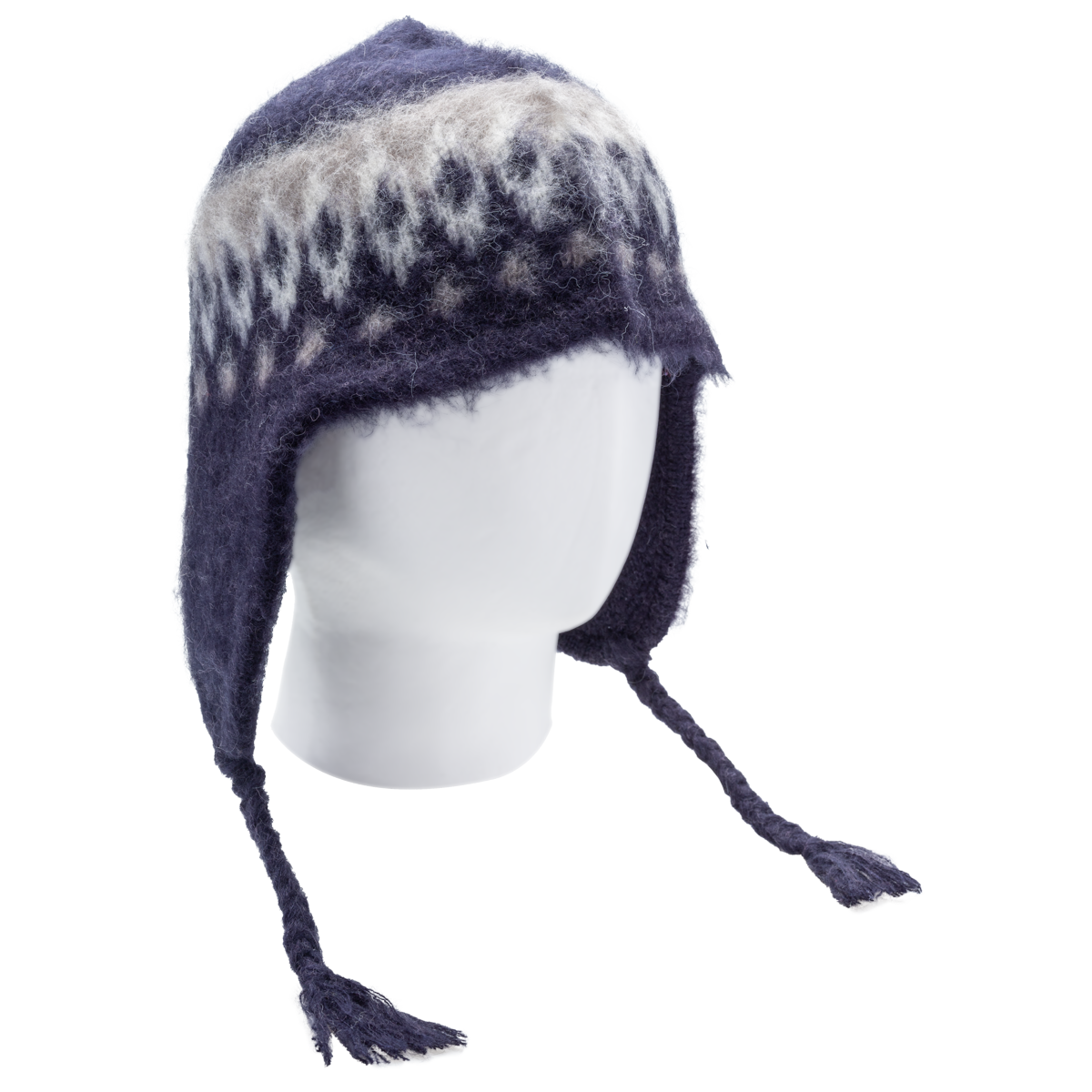 Heart Nordic Ear Flap Cap(NAVY) – BASICKS